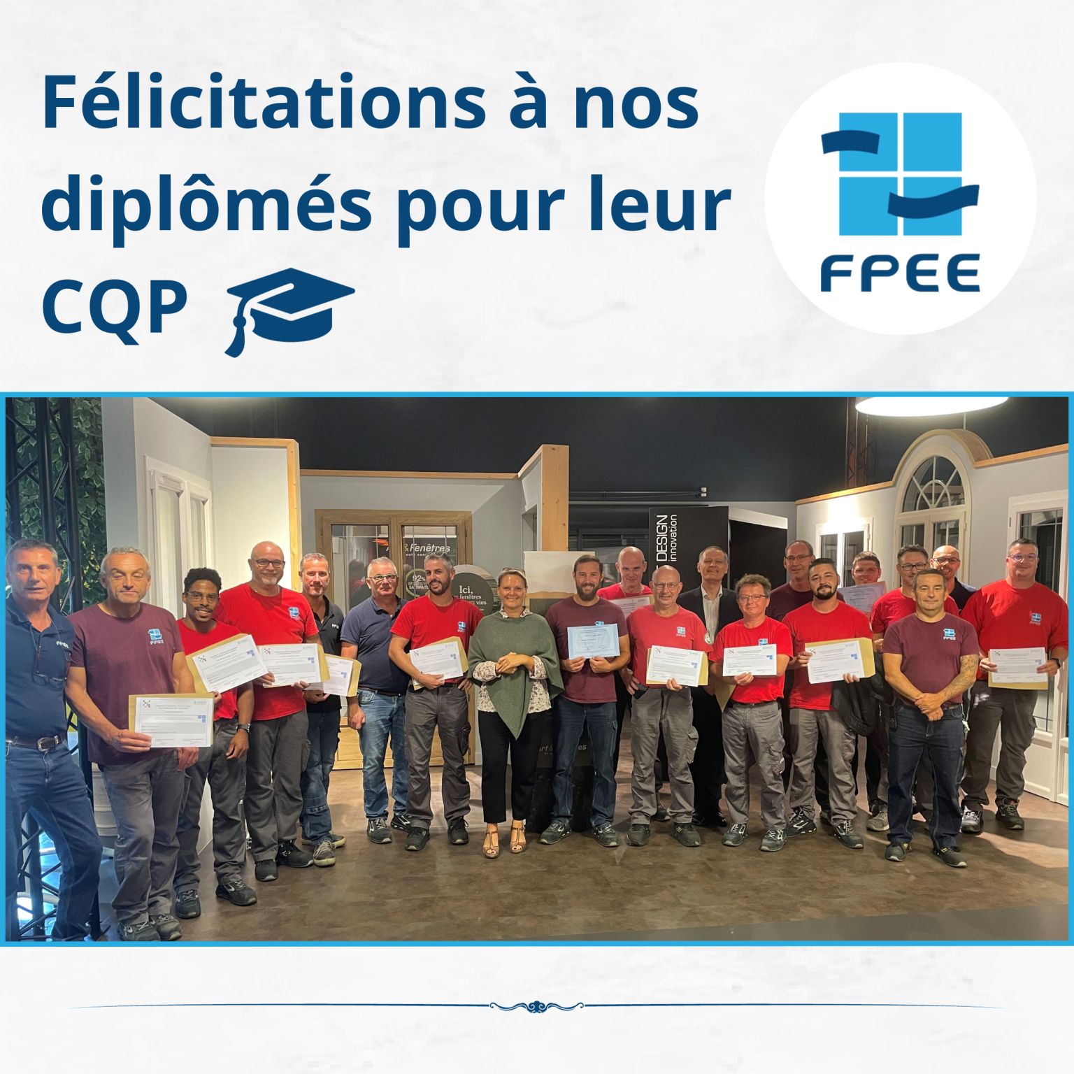 Remise des diplômes CQP - FPEE