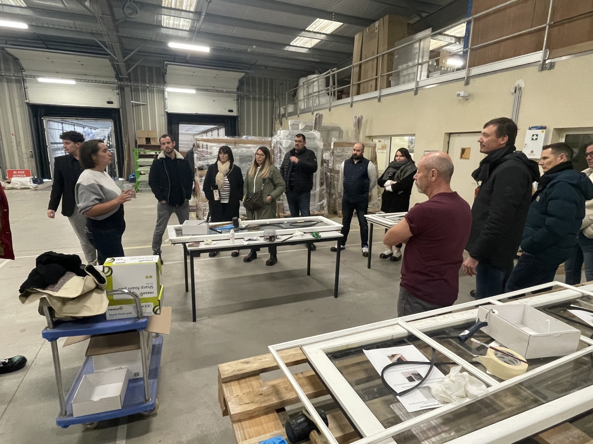 Réunion commerciale dans notre unité bois Mixal - FPEE