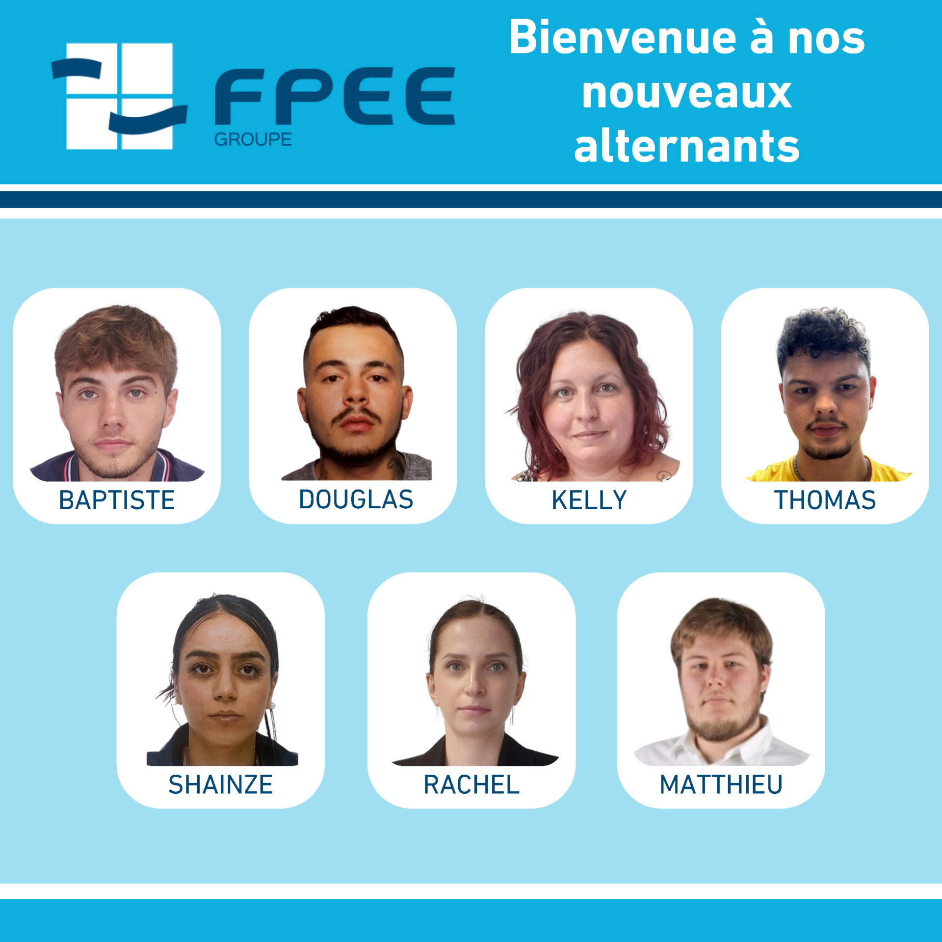 Bienvenue à nos nouveaux alternants chez FPEE ! - FPEE